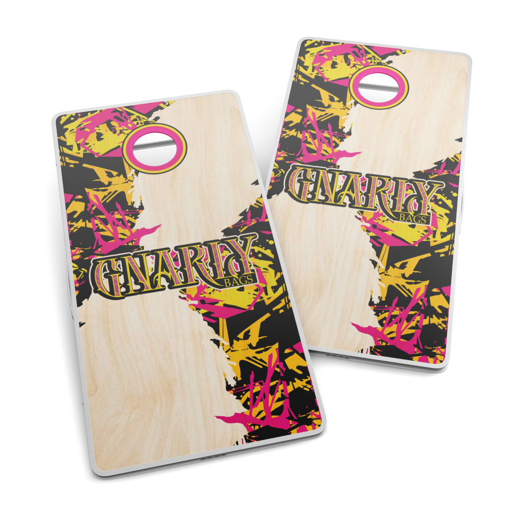 Gnarly Logo Cornhole Boards - GNARLY Boards and Bags