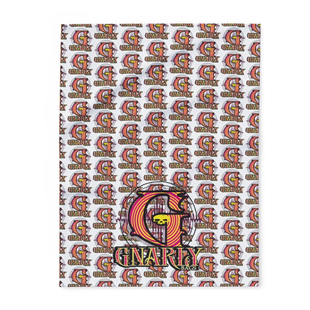 Arctic Fleece Blanket — Retro 'Gnarly' Pattern Cozy Throw - GNARLY ...